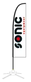 Sonic tear drop flag complete - Sonic Equipment