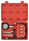 Petrol engine compression test set 8-pcs. - Sonic Equipment